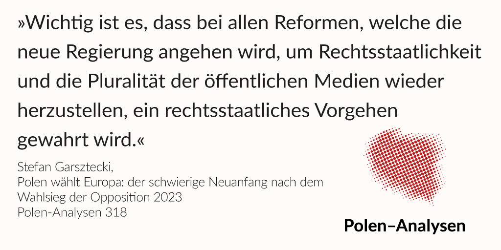 Polen wählt Europa: der schwierige Neuanfang nach dem Wahlsieg der Opposition 2023 | Länder-Analysen
